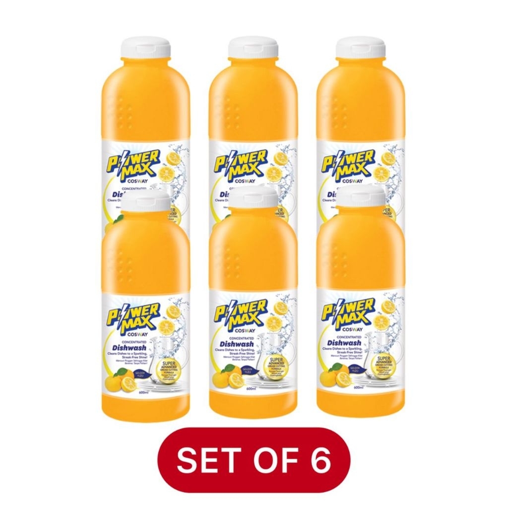 (6 Units) Concentrated Golden Yuzu Diswash/ Dishdrop Cosway (600ml each ...