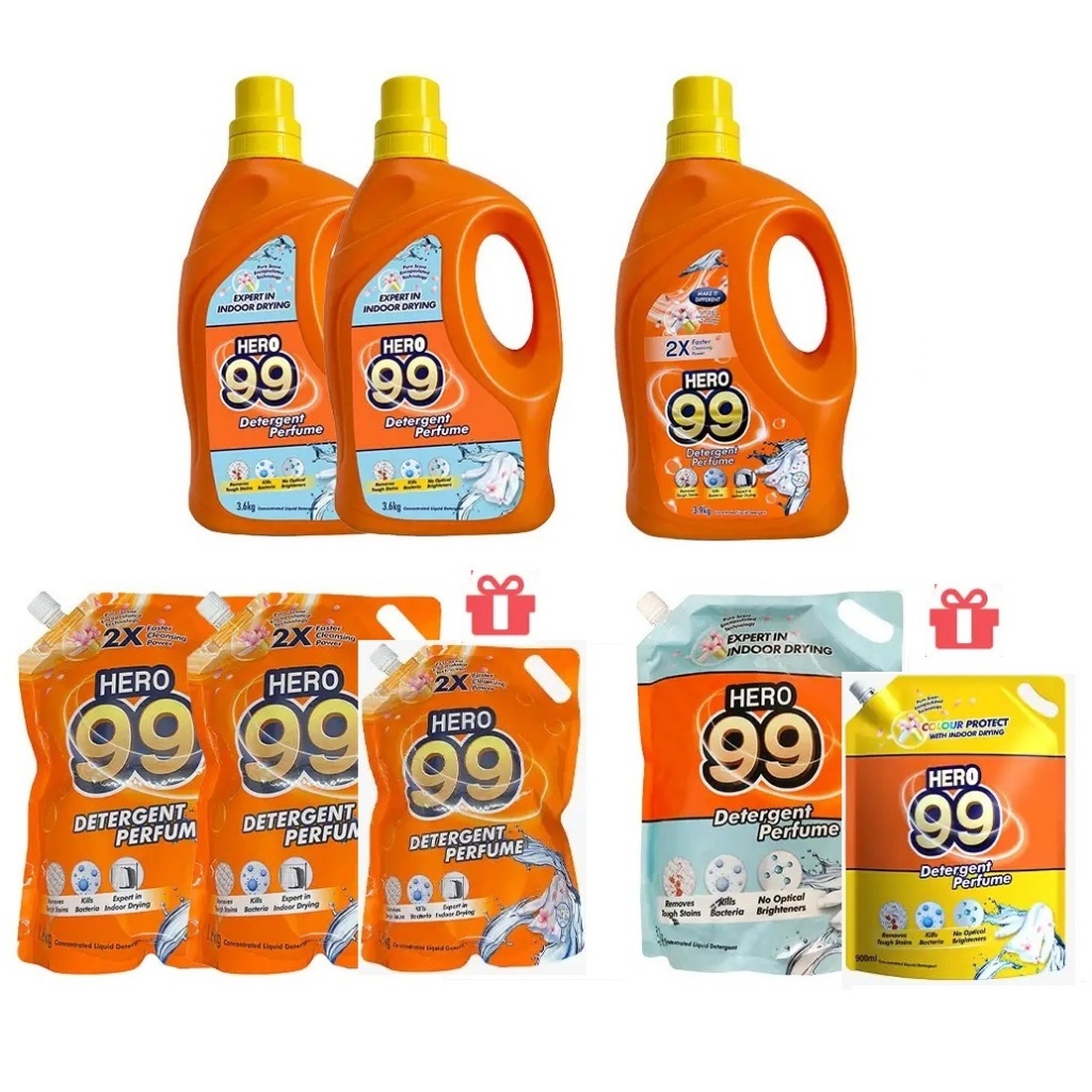 HERO 99 Perfume Detergent | Shopee Malaysia