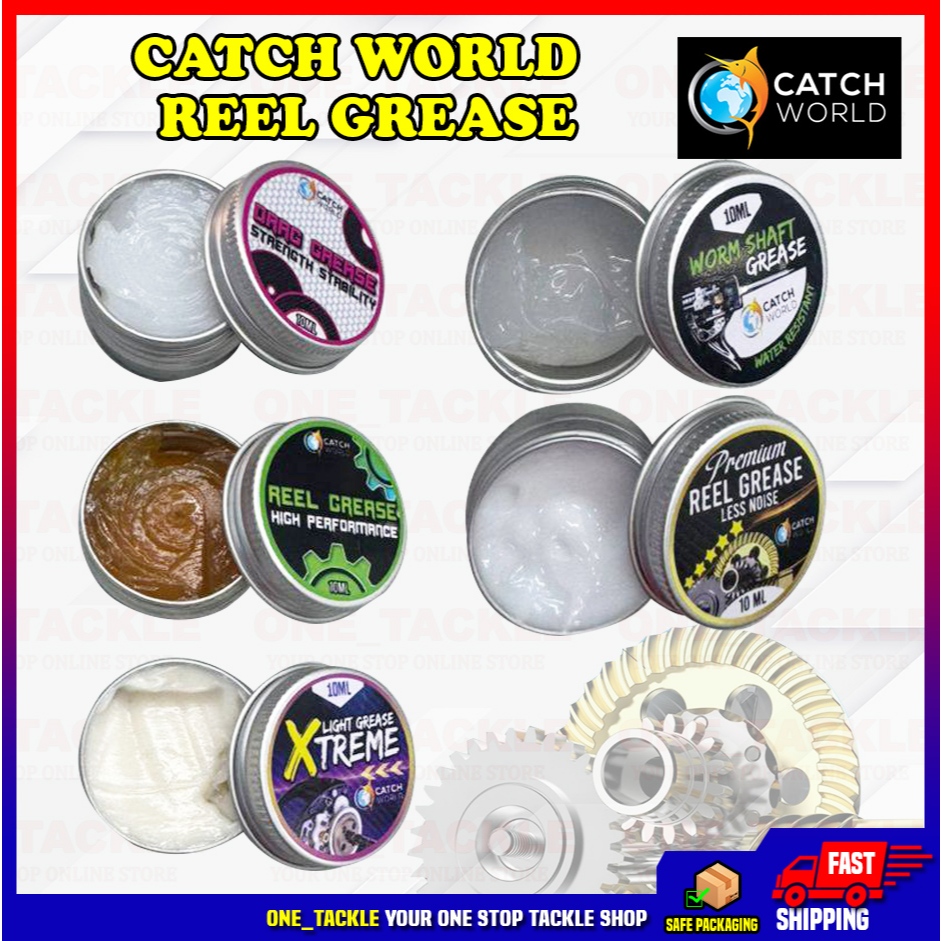 Reel Grease Drag grease oil starter kit set Catch world | Shopee Malaysia