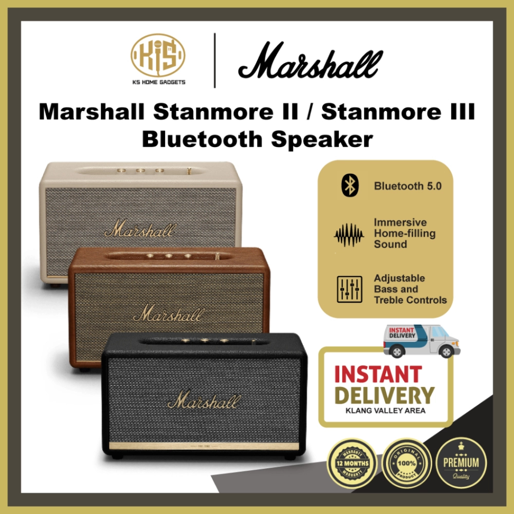 [KS HOME OFFICIAL] Marshall Stanmore III Stanmore 3 Bluetooth Speaker ...