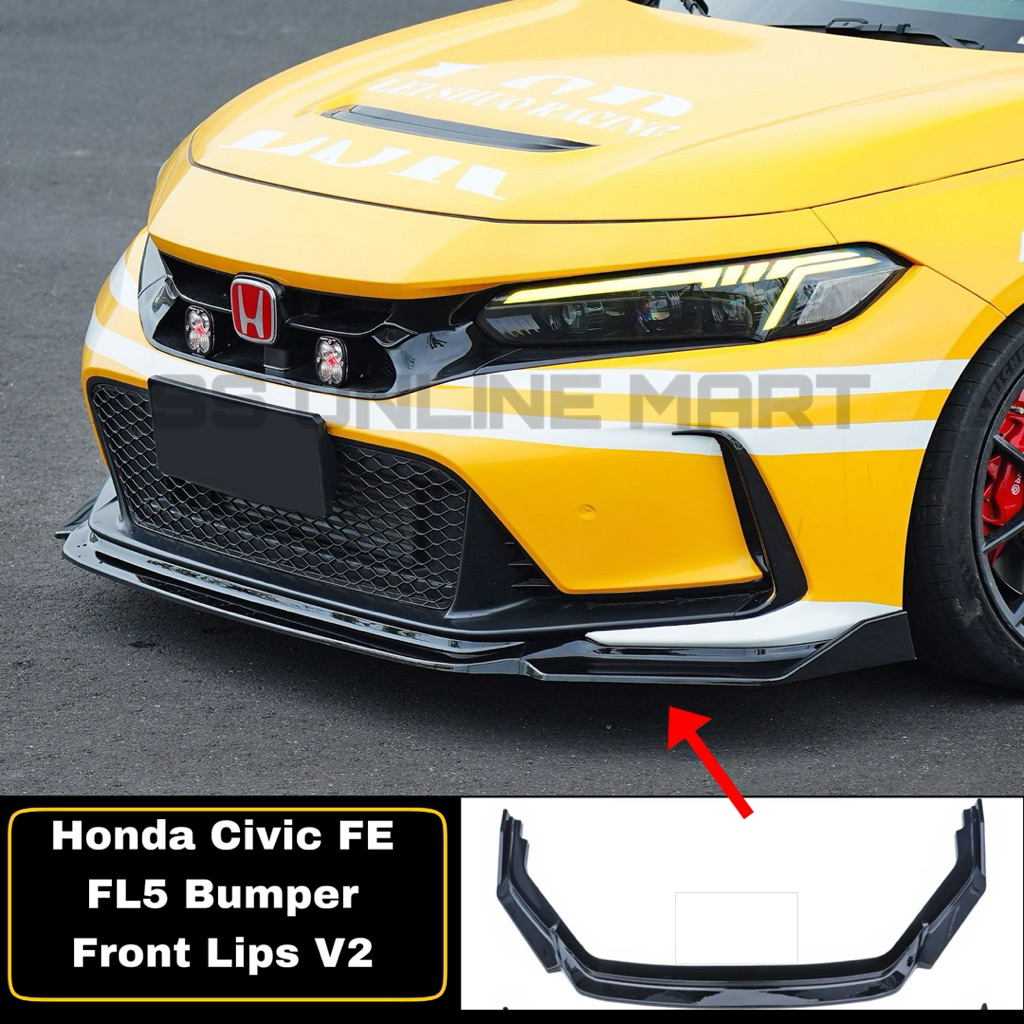 Honda Civic FE Convert FL5 Bumper / Original Type R FL5 Bumper Front ...