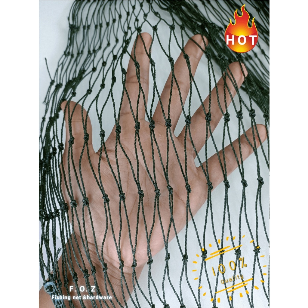 Jaring Pukat Hijau 380/12 x 3" x 600MD (100kaki) Jaring Pukat Pertanian ...