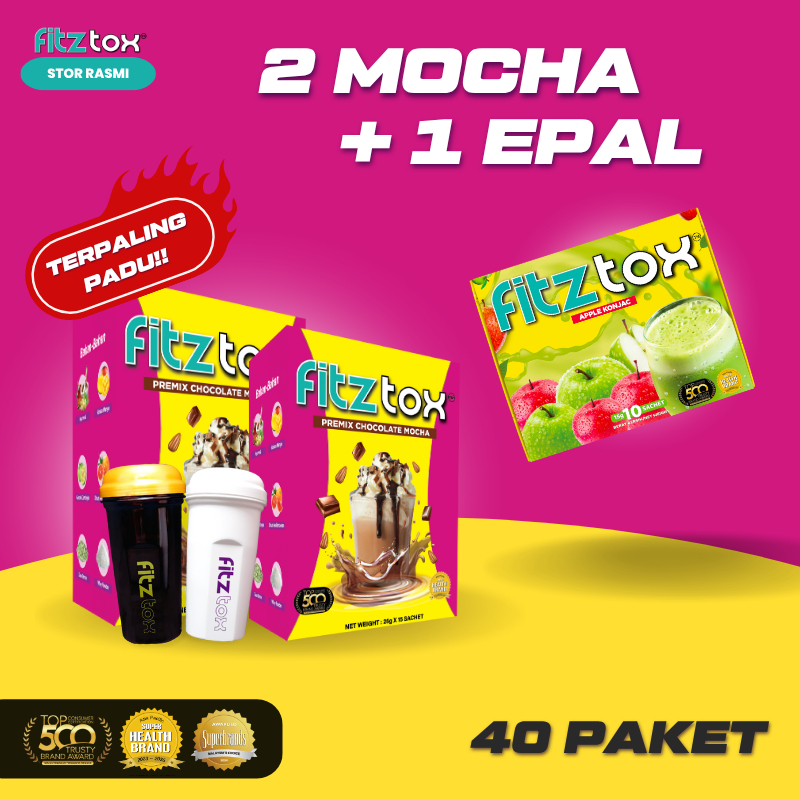 FITZTOX MOCHA ( 2 BOX ) + EPAL ( 1 BOX ) ORIGINAL HQ | Shopee Malaysia