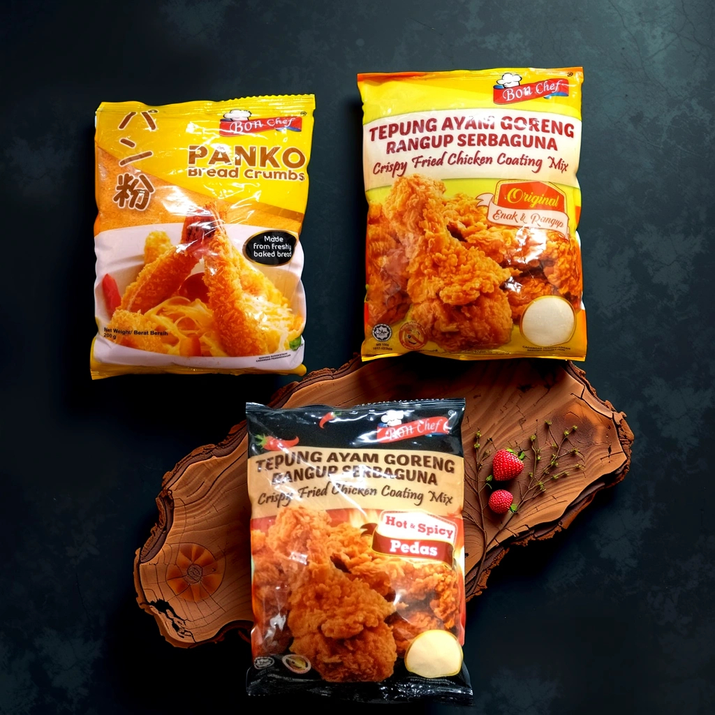 BonChef Panko & Fried Chicken Coating Mix – Panko, Original & Hot ...