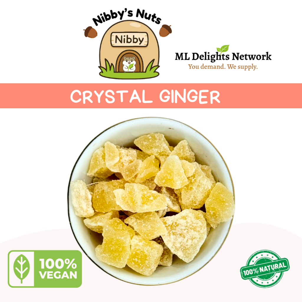 Nibby's Nuts | Crystallized Ginger | 结晶姜 | Natural Stomach Relief ...