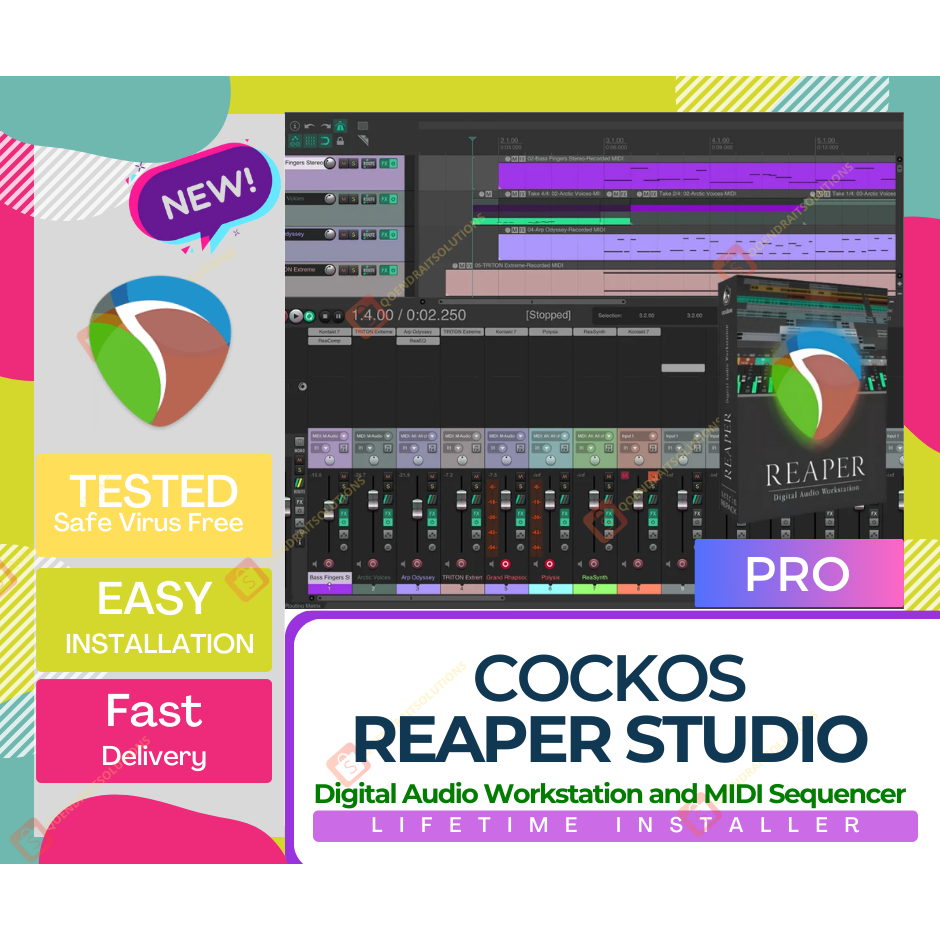 Cockos Reaper v7.48 DAW | Full multitrack audio and MIDI recording ...