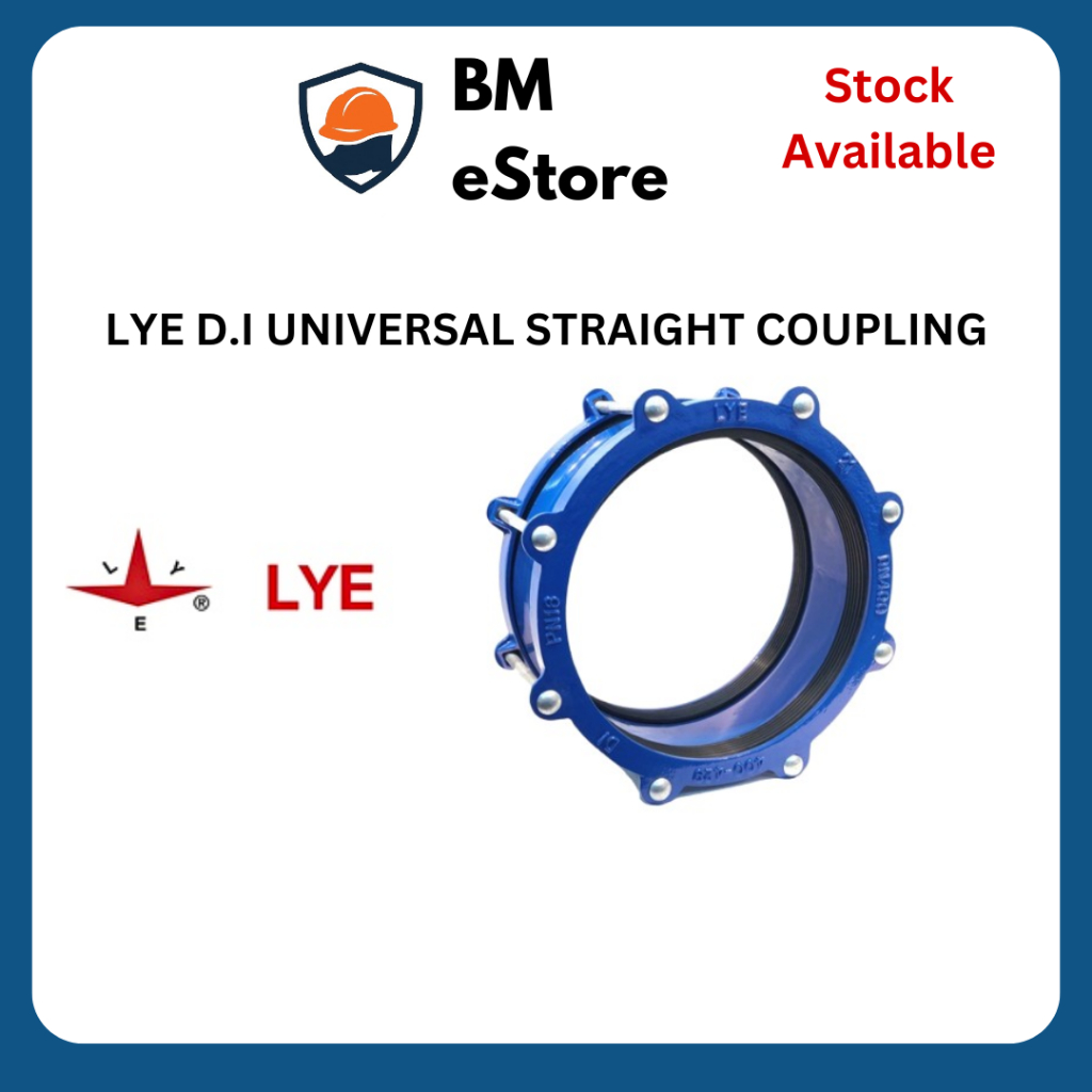 LYE DUCTILE IRON UNIVERSAL STRAIGHT COUPLING | Shopee Malaysia