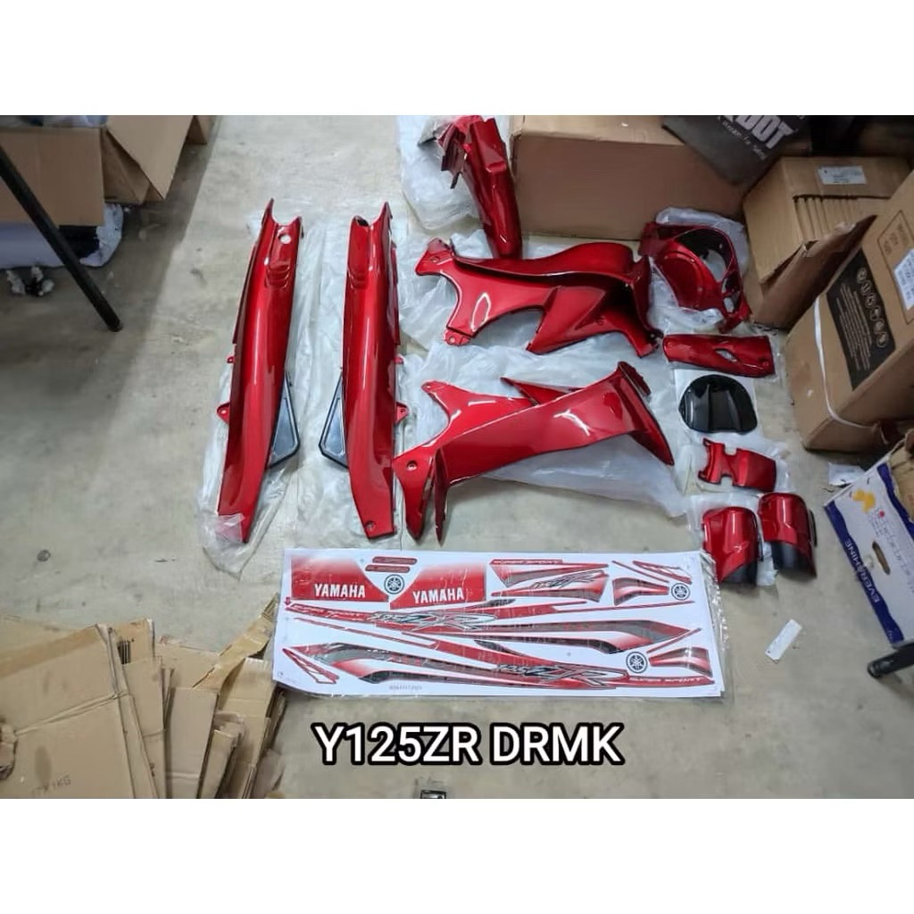 Coverset Cover Set (HLD) Yamaha Y125z Y125zr 125z 125zr (Sticker Random ...