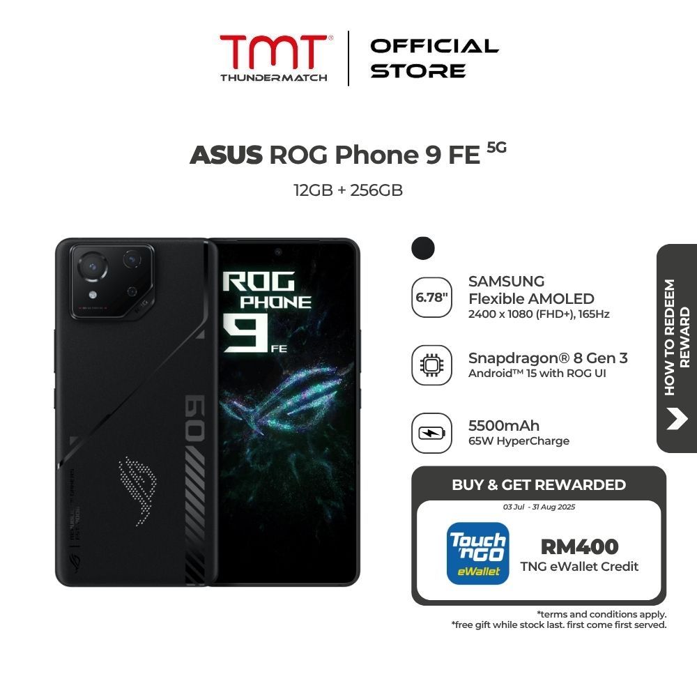 ASUS ROG Phone 9 FE 5G Gaming Smartphone (12GB RAM + 256GB ROM) | Shopee Malaysia