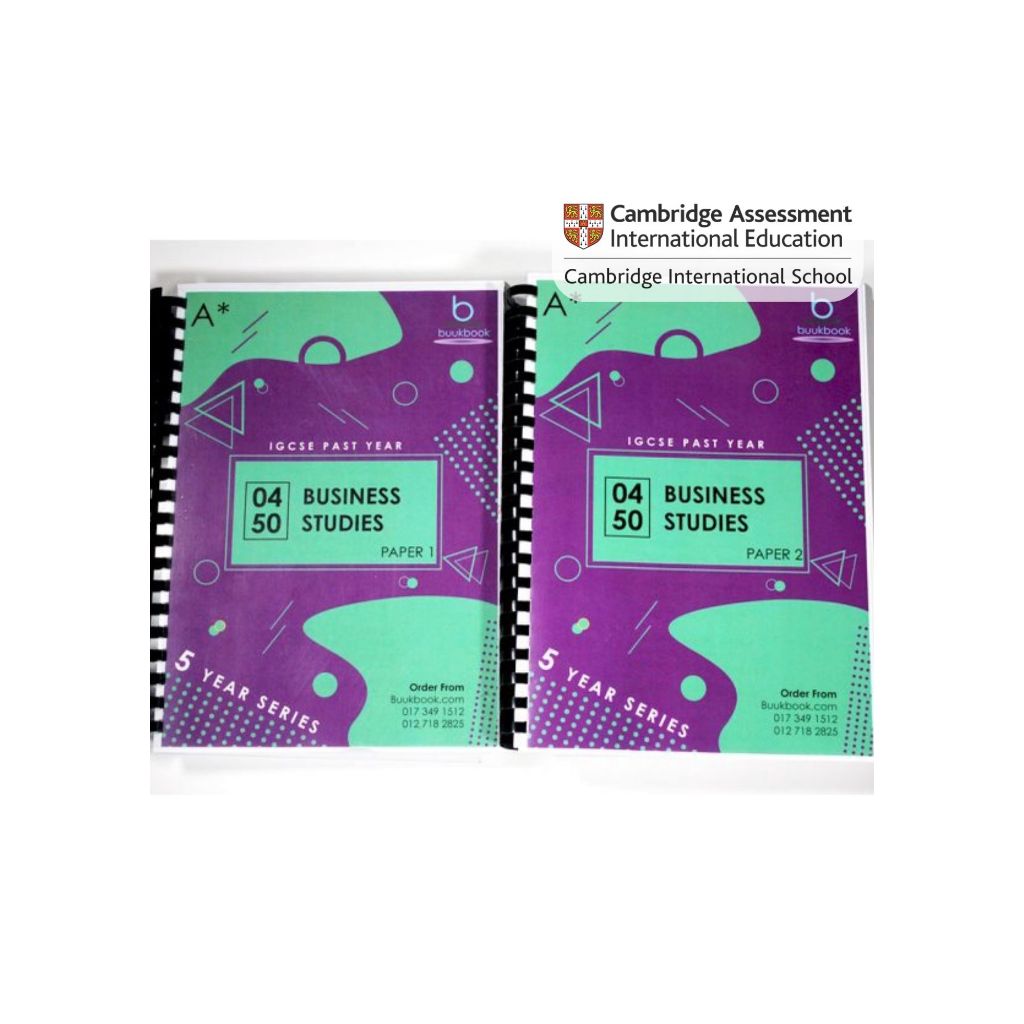 Past Year Papers Business Studies 0450 5yr1v | Shopee Malaysia