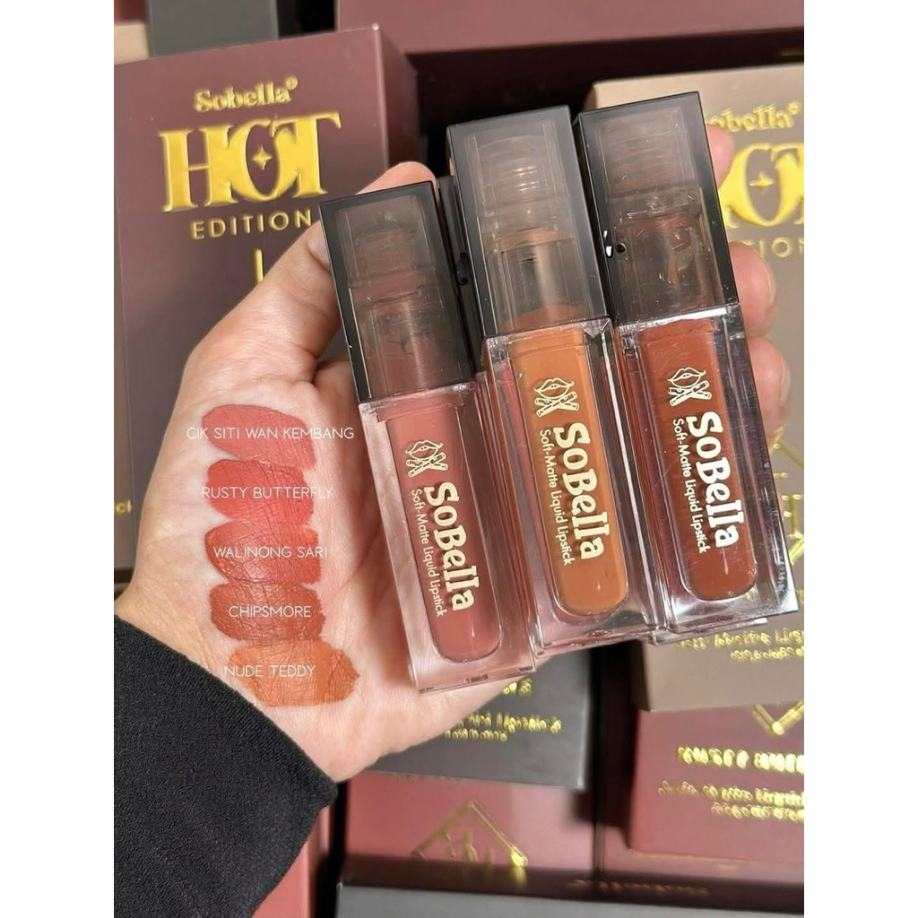SOBELLA LIPMATTE HOT EDITION 2025 (NEW) | Shopee Malaysia