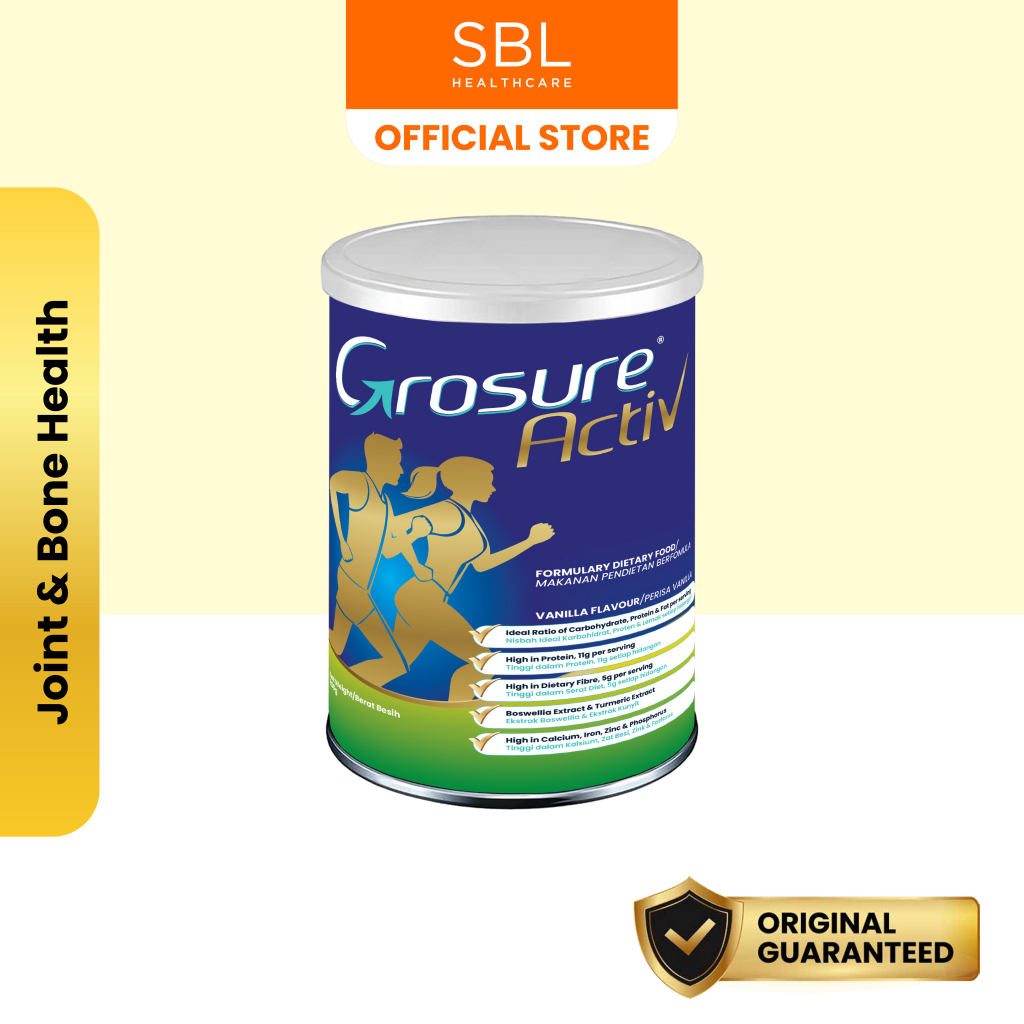 Grosure Activ 800GM Vanilla (Susu Kunyit Kolagen) | Shopee Malaysia