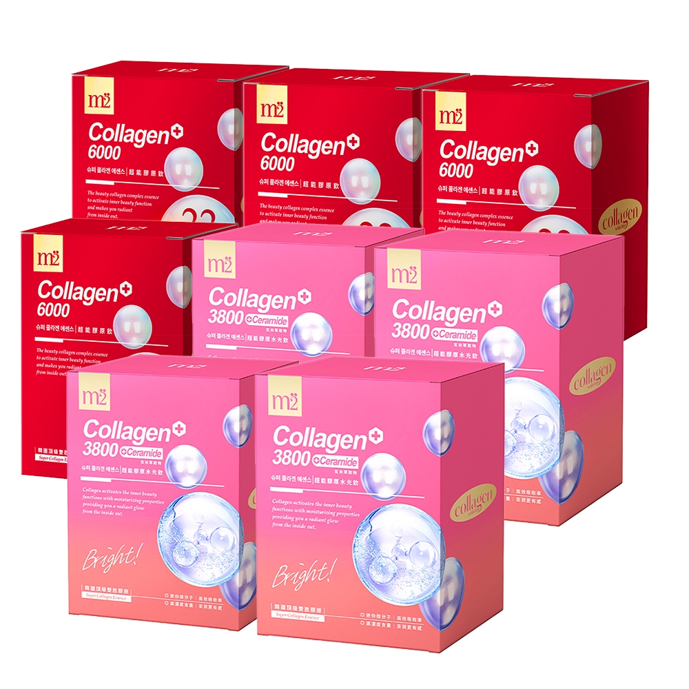 【Bundle of 8】M2 22Lab Super Collagen Drink 8s/Vitamin C 30s/3800 ...
