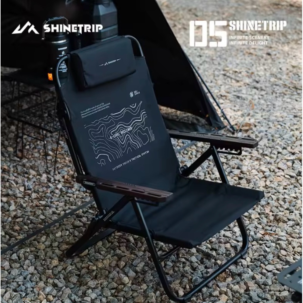 Shinetrip Full Recliner Chair Headrest 6 levels Reclining Sleeping ...