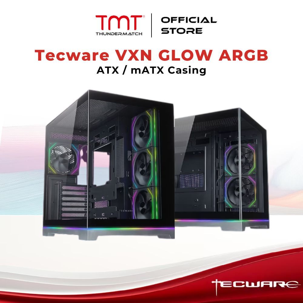 Tecware VXN GLOW ARGB ATX / GLOW M ARGB mATX Casing | Shopee Malaysia