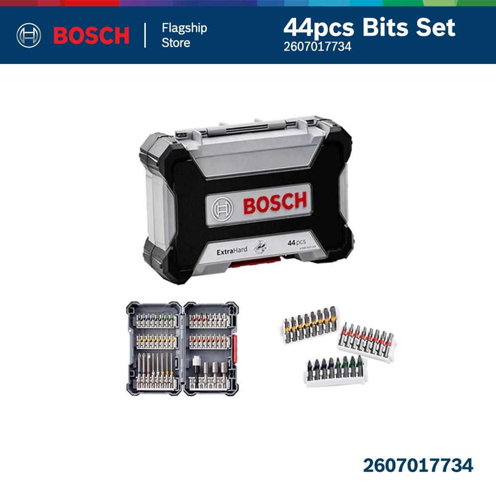 BOSCH 44pcs Mixed Screwdriver Bits Set - 2607017734 | Shopee Malaysia