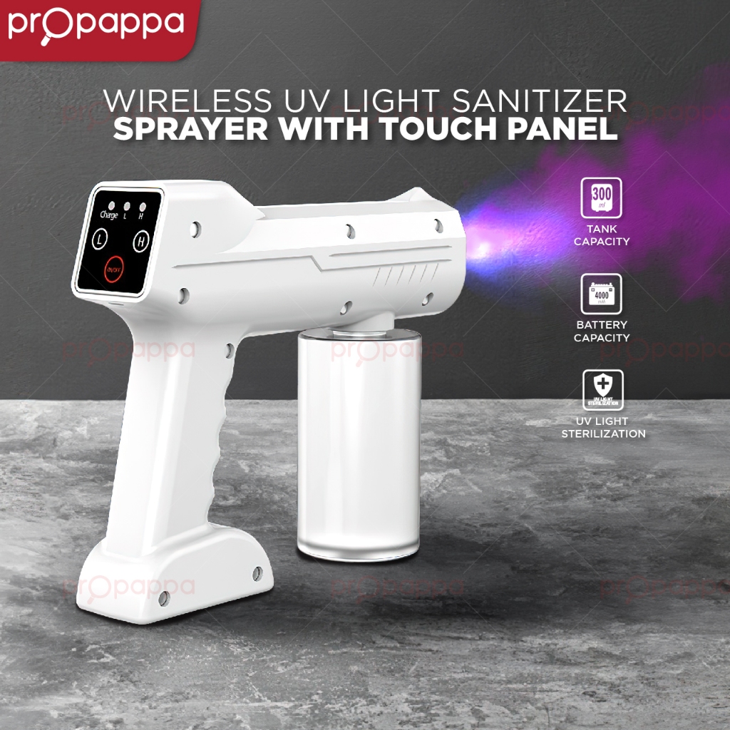 Propappa - Wireless Sanitizer Sprayer with UV Light | Penyembur ...