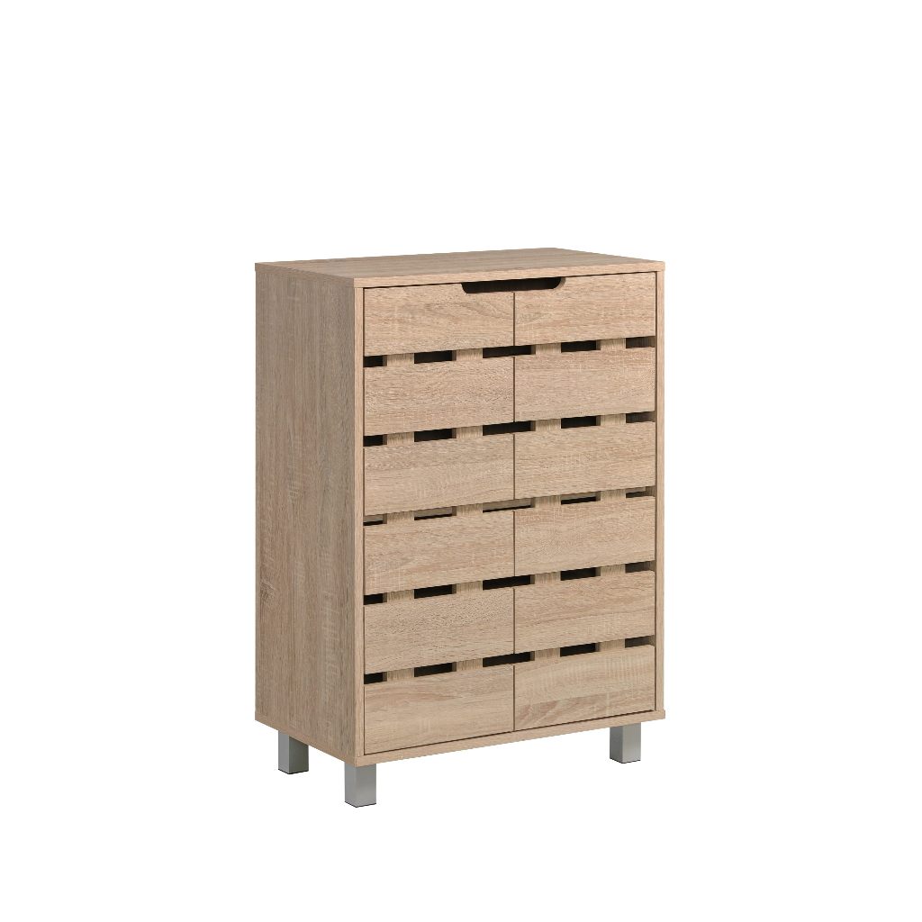 Kabinet Kasut Kayu Rak Kasut Almari Kasut Wooden Shoes Cabinet 2 Door ...
