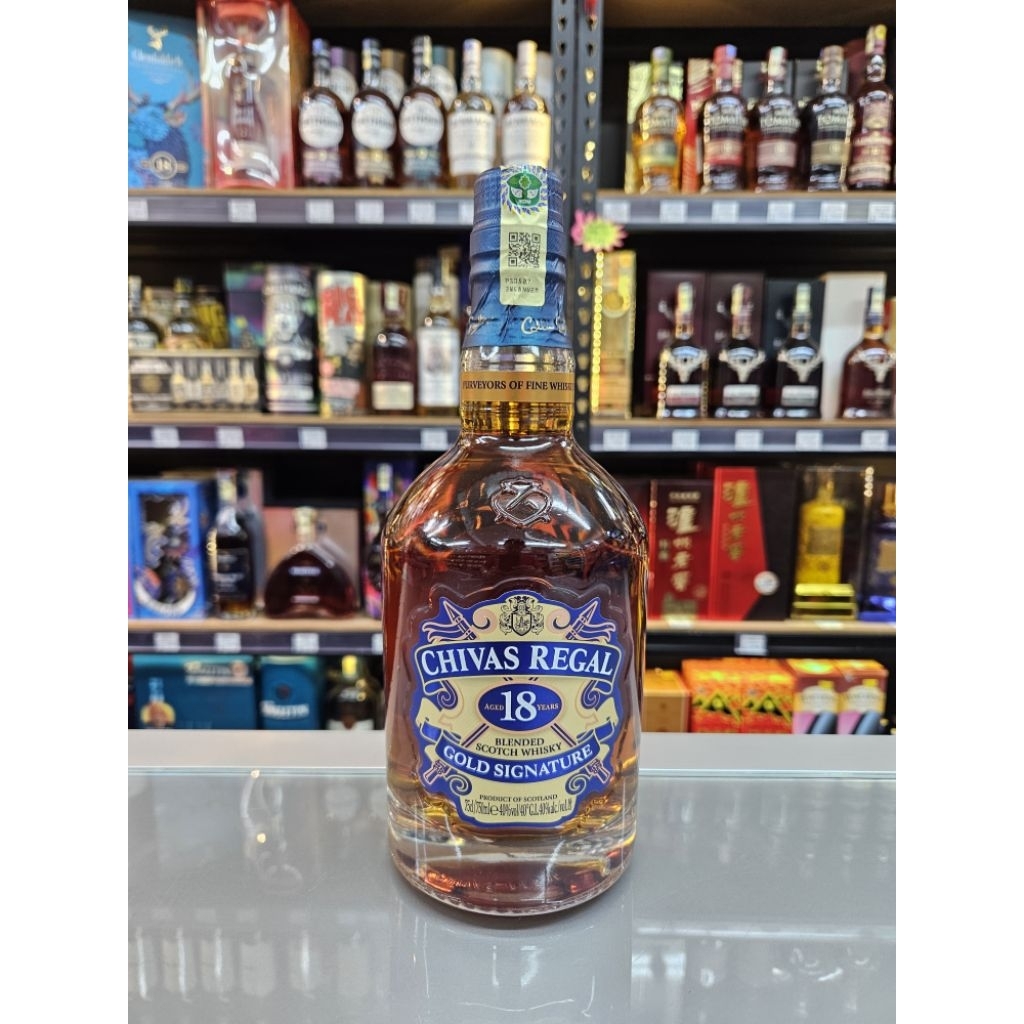 Chivas Regal 18 Years Blended Scotch Whisky Gold Signature 750ml | Shopee Malaysia