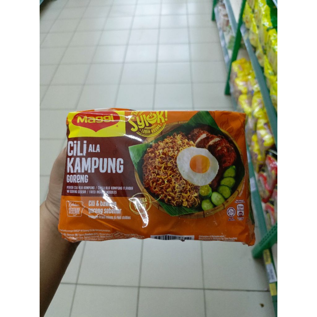 Maggi Mi Goreng Cili Ala Kampung Syiok Lebih Kaw | Shopee Malaysia