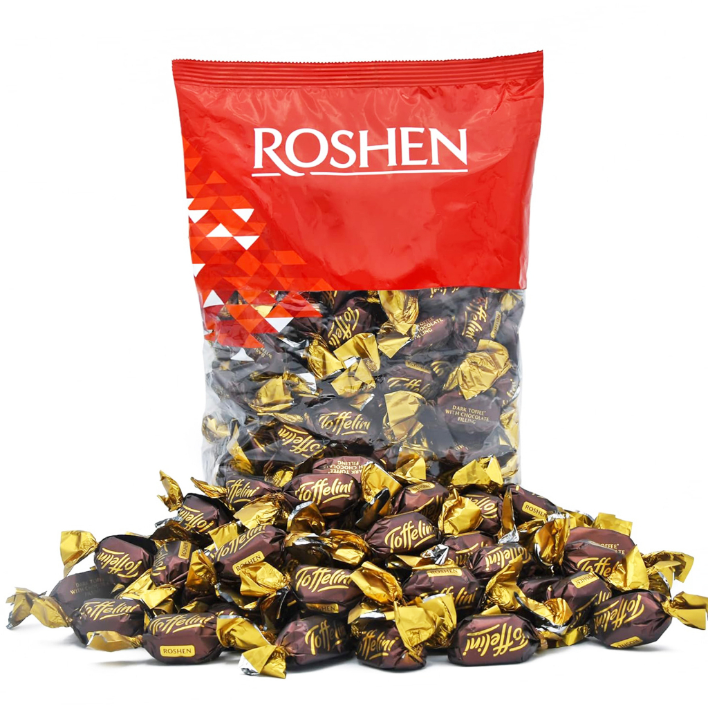 Roshen Toffelini Sweets With Chocolate Filling 1kg-500g-250g | Shopee ...