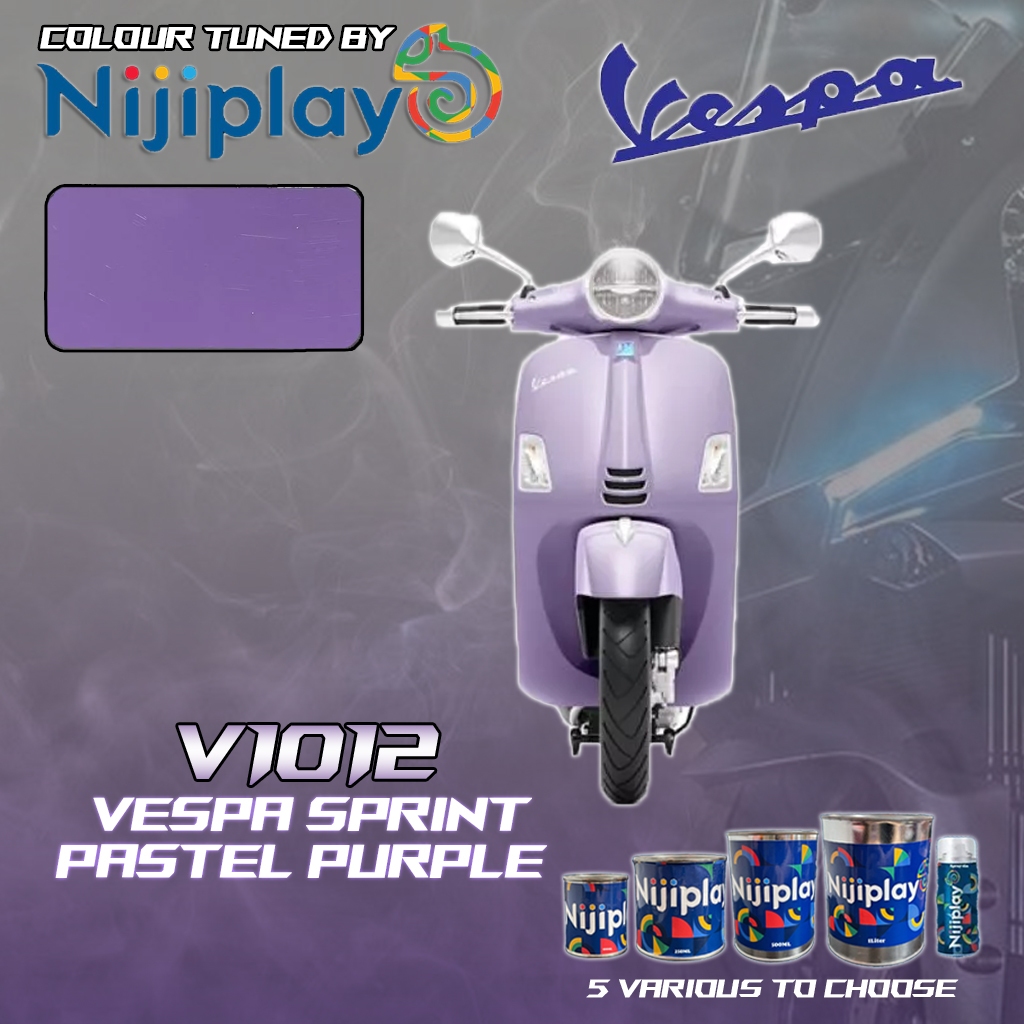 AIKKA V1012 PASTEL PURPLE VESPA 2K MOTOR PAINT | Shopee Malaysia