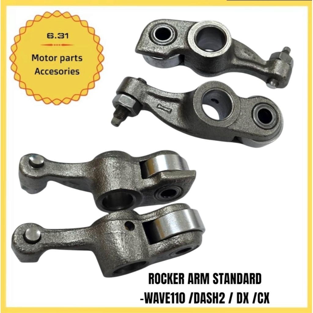 HONDA WAVE 110 DASH 2 WAVE CX WAVE DX ROCKER ARM INTAKE EXHAUST 2IN 1 ...