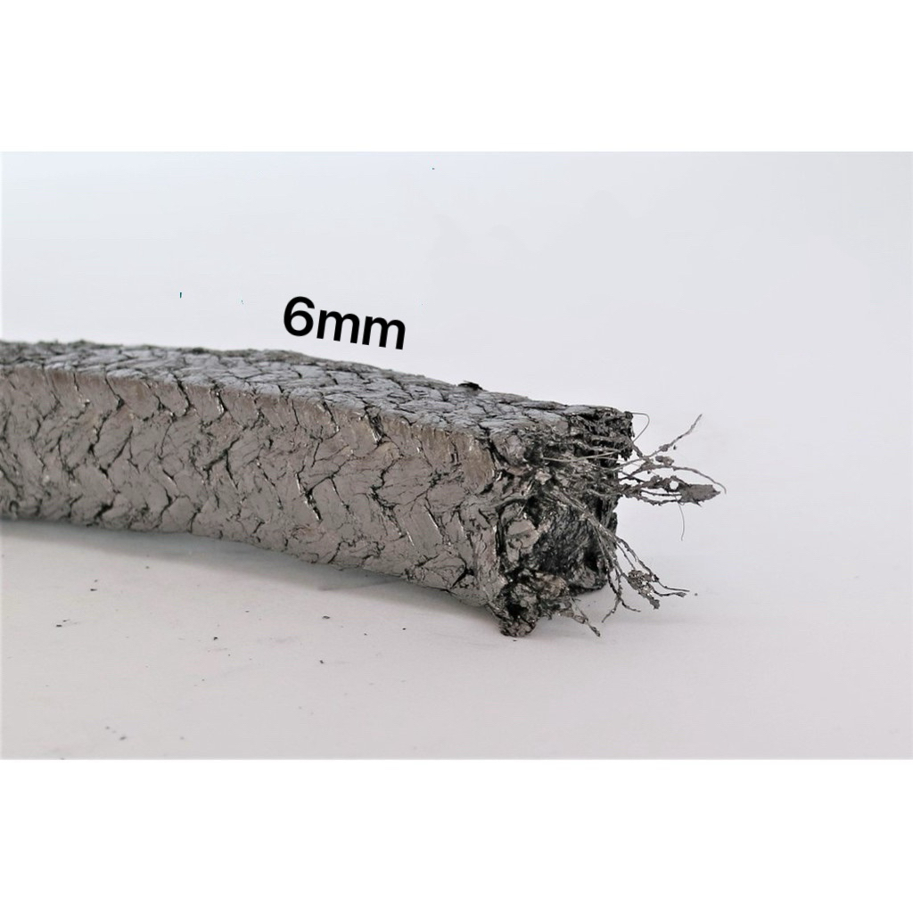 Gland Packing - Pure Graphite Packing with Inconel Wire - 6mm & 7mm 3M ...