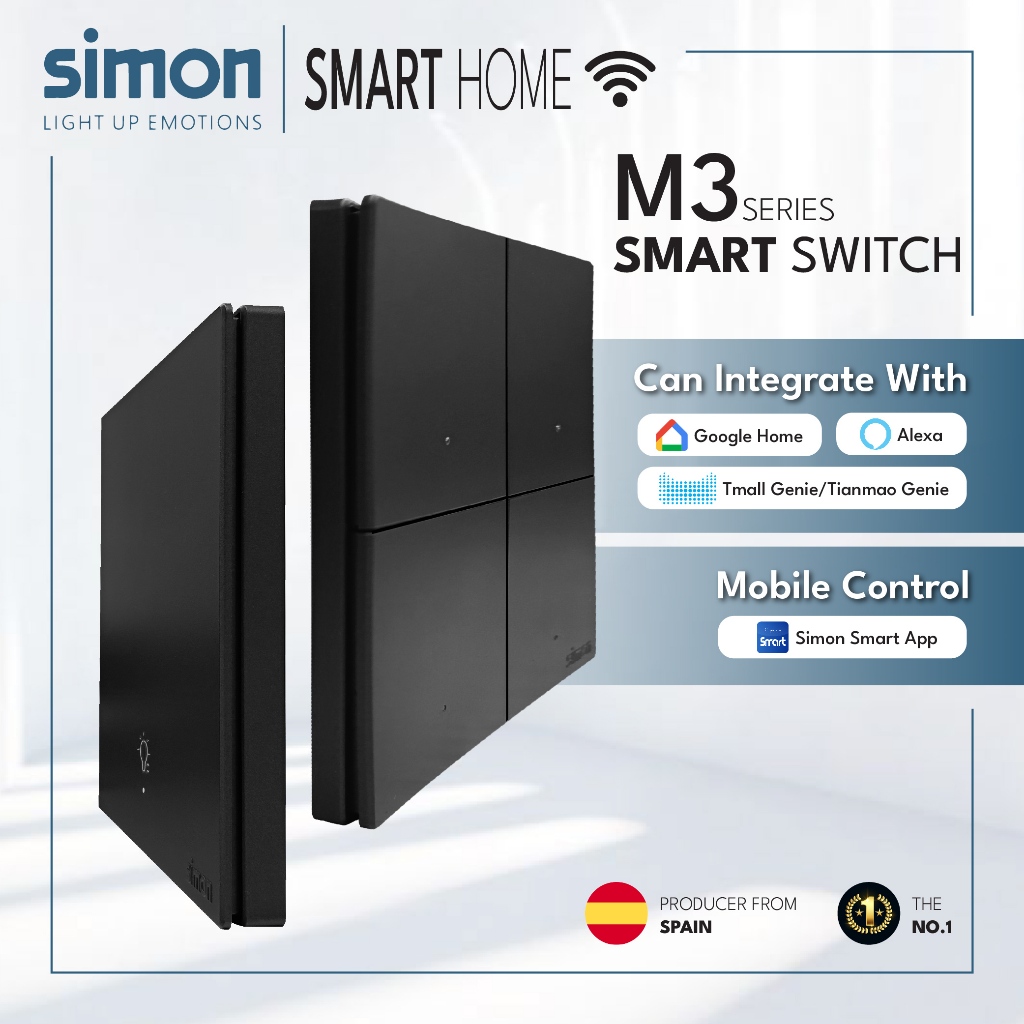SIMON M3 Smart Series Black (IMPORTANT: Please read the description ...