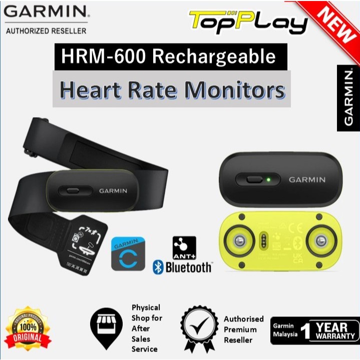 Garmin HRM 600 / HRM 200 - PREMIUM Heart Rate Monitor Built for data ...