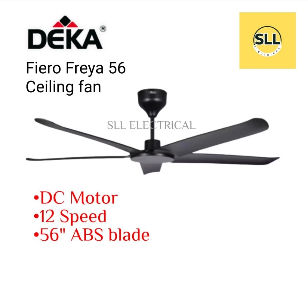DEKA FIERO FREYA 56'' CEILING FAN & DC MOTOR (24 SPEED) | Shopee Malaysia