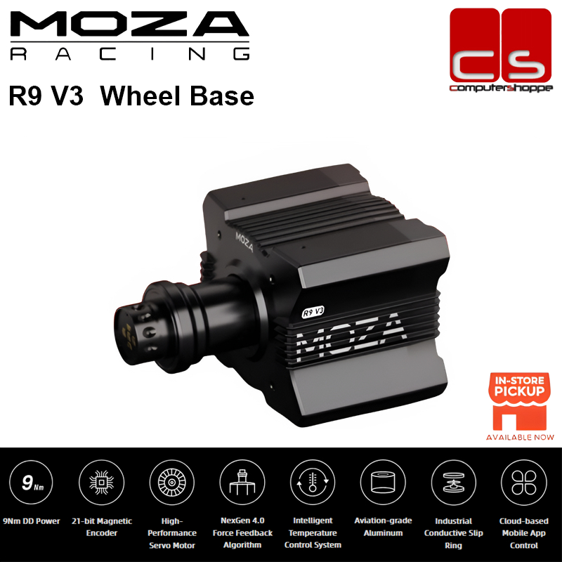 MOZA R9 V3 Wheel Base (RS080) | Shopee Malaysia