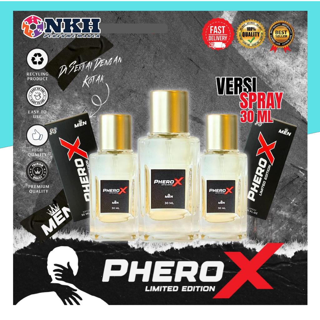 PHERO X MEN LIMITED EDITION PERFUME VERSI 30ML SPRAY/PHERO X LIMITED EDITION MEMIKAT WANITA ...