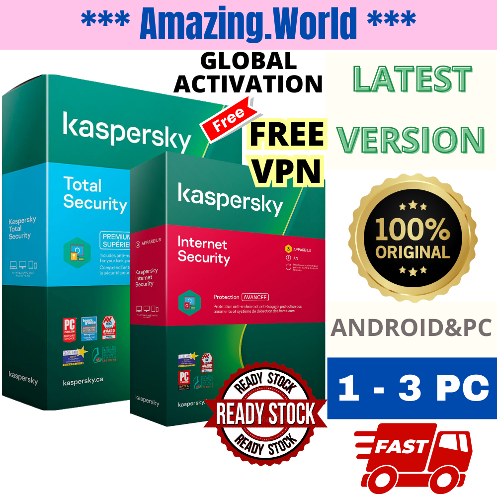 Kaspersky Antivirus | Internet Security | Standard | Total Security ...
