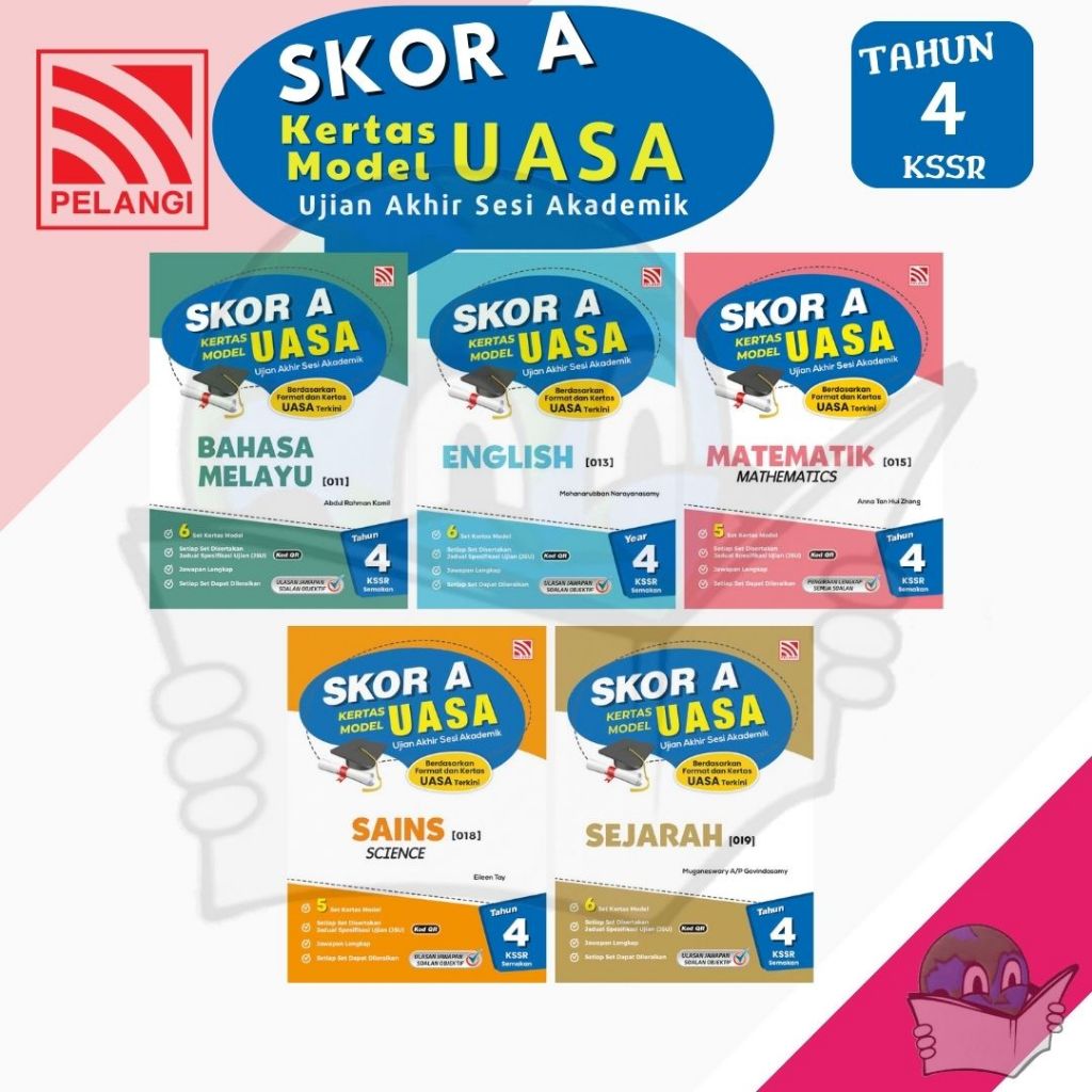Buku Latihan Skor A UASA 2025 KSSR Tahun 4 - BM/Eng/Mate/Sains/Sejarah ...