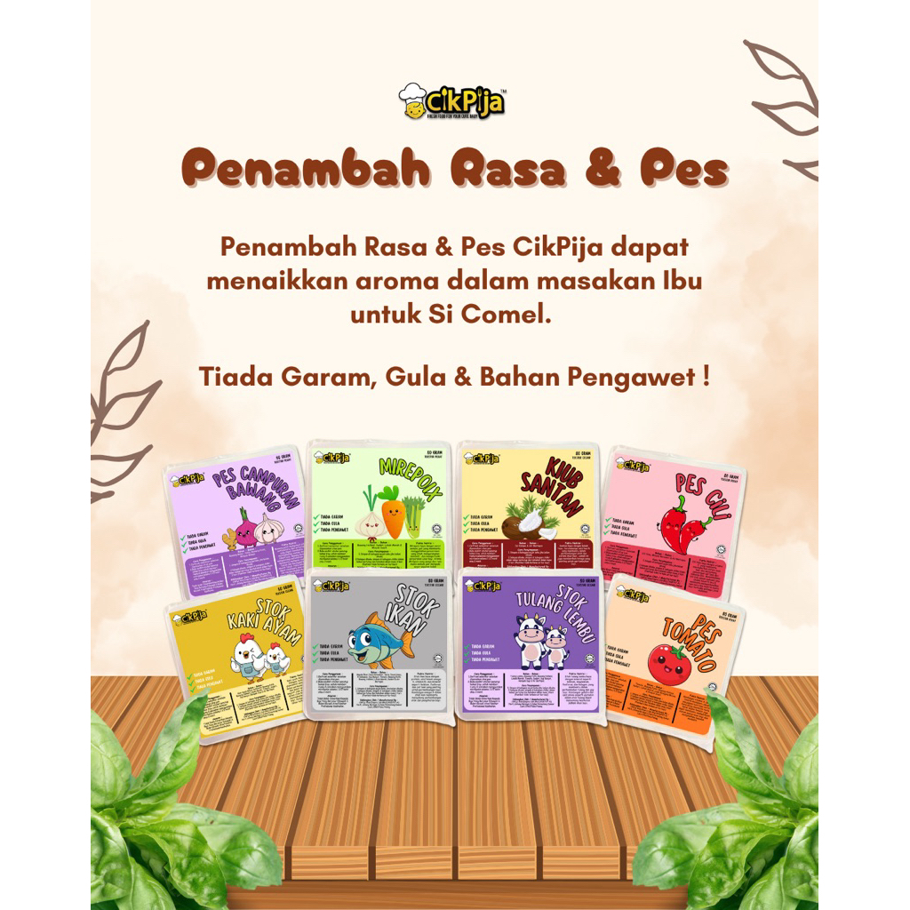 CikPija Frozen Penambah Rasa & Pes 7bulan keatas | Shopee Malaysia