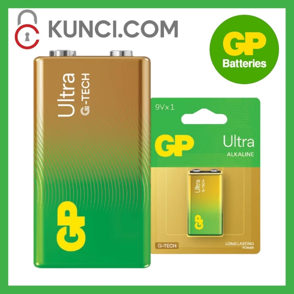(EXPIRED 2029)ORIGINAL GP ALKALINE 9V BATTERY SMART TAG BATTERY ...