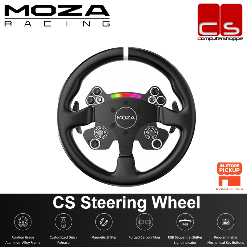 MOZA CS Steering Wheel V2P Version (RS056) | Shopee Malaysia