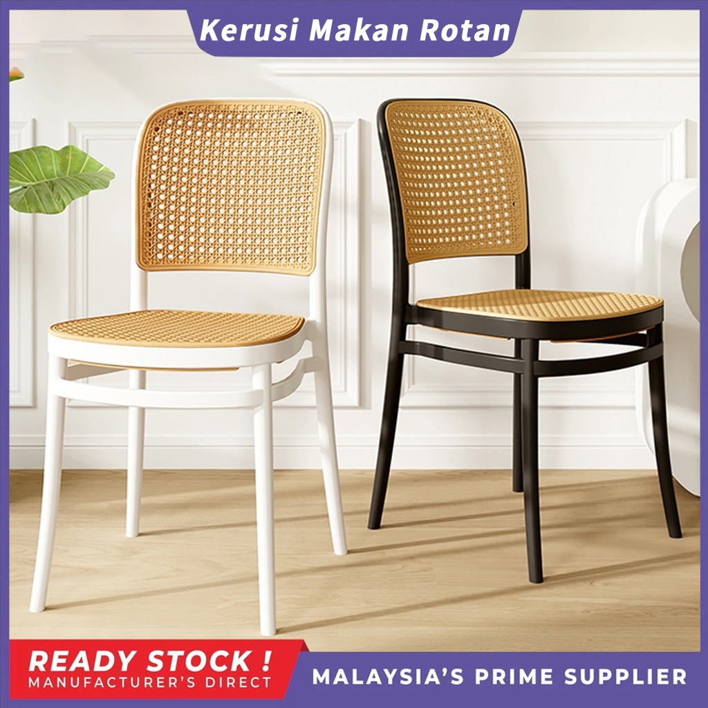 [Ready Stock]Kerusi Makan Rotan/ Rattan Chair/ Kerusi Meja Makan ...