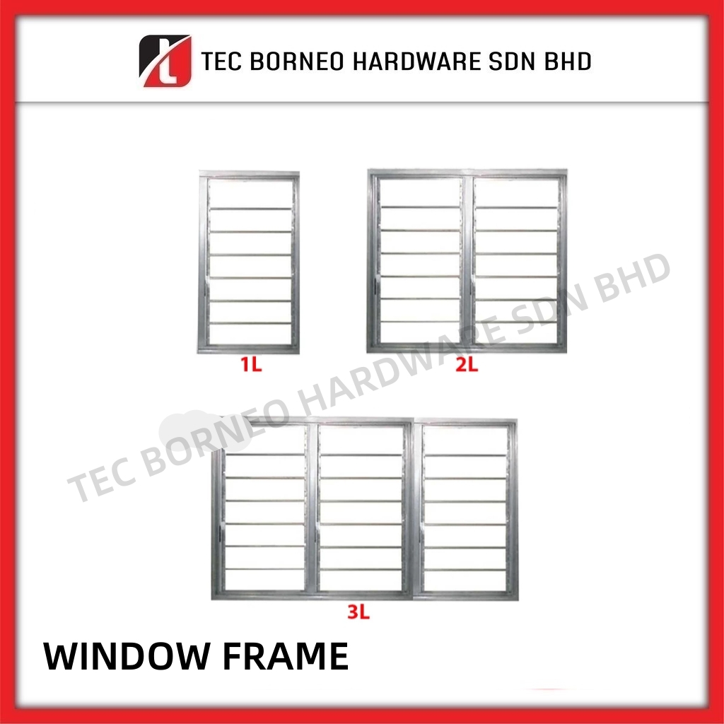 TEC [ 1 PCS ] Metal Window Frame 1/2/3 panels NAKO completed v single ...