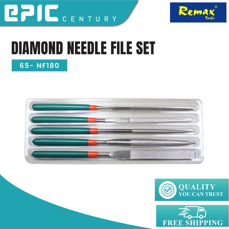 Remax Diamond Needle File Set & Flat/Round Diamond Needle File Set ...