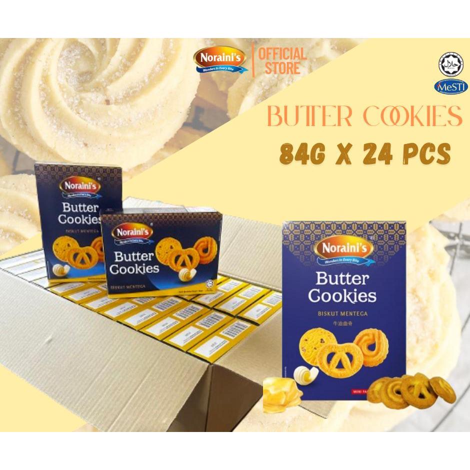 NORAINI'S DOORGIFT GOODIES VIRAL MURAH BUTTER COOKIES 84GM CARTON DEALS ...