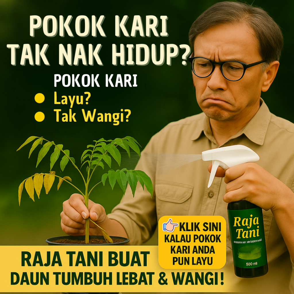 Baja Pokok Kari –Baja Lebat Daun, Baja Gemuk Daun Kari & Akar, Baja ...
