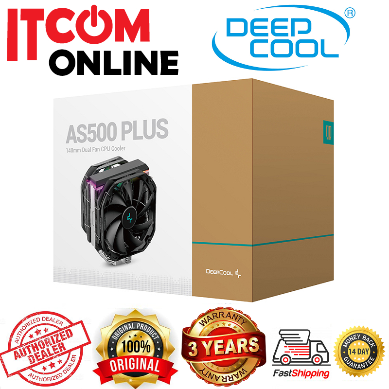 DEEPCOOL AS500 PLUS CPU COOLER (R-AS500-BKNLMP-G) | Shopee Malaysia