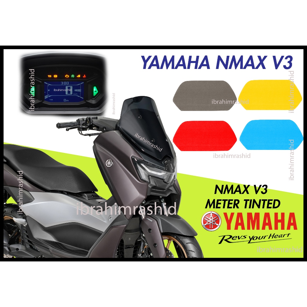 YAMAHA NMAX V3 TINTED METER STICKER | Shopee Malaysia