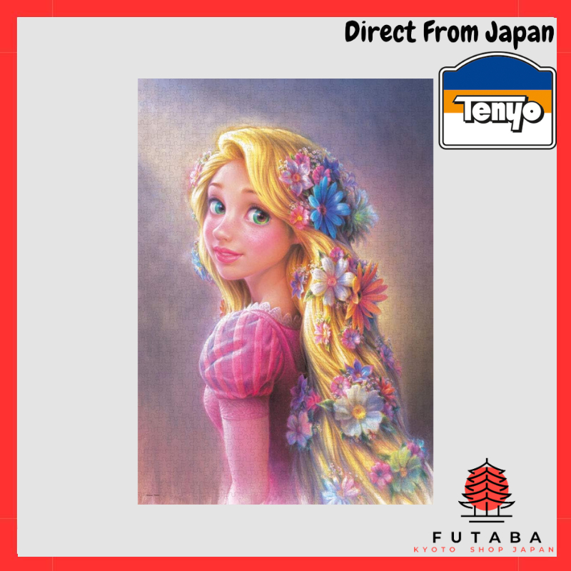 Tenyo 1000-Piece Disney Jigsaw Puzzle - Tangled Princess Rapunzel Made ...