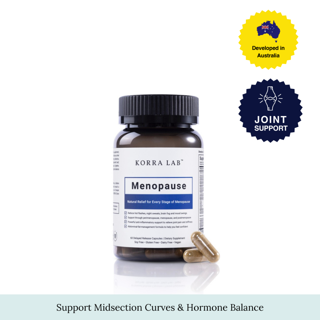 KORRA LAB Menopause | Natural Menopause Probiotics | 60 Capsules ...