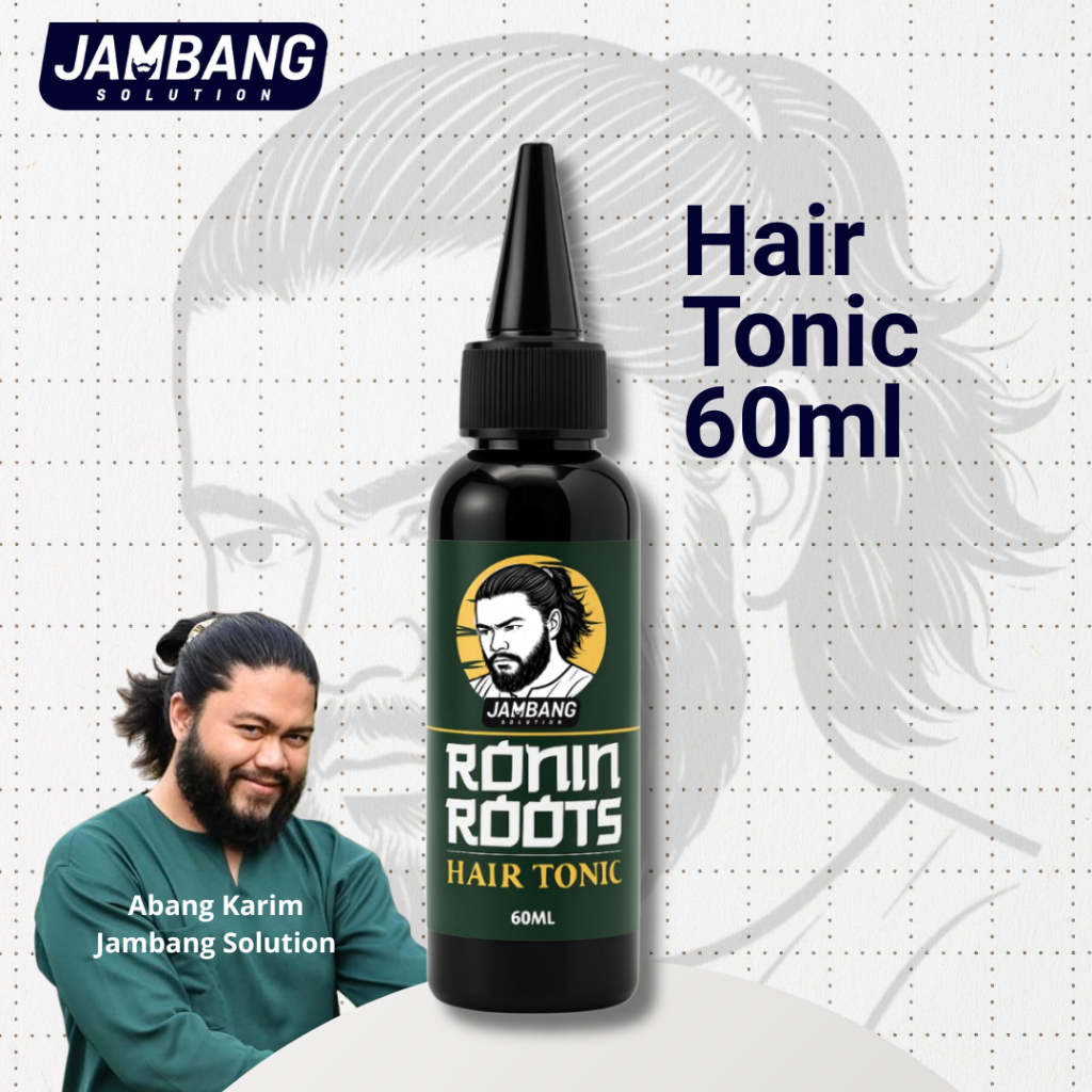 Ronin Roots Hair Tonic daripada Abang Karim Jambang Solution | Shopee ...