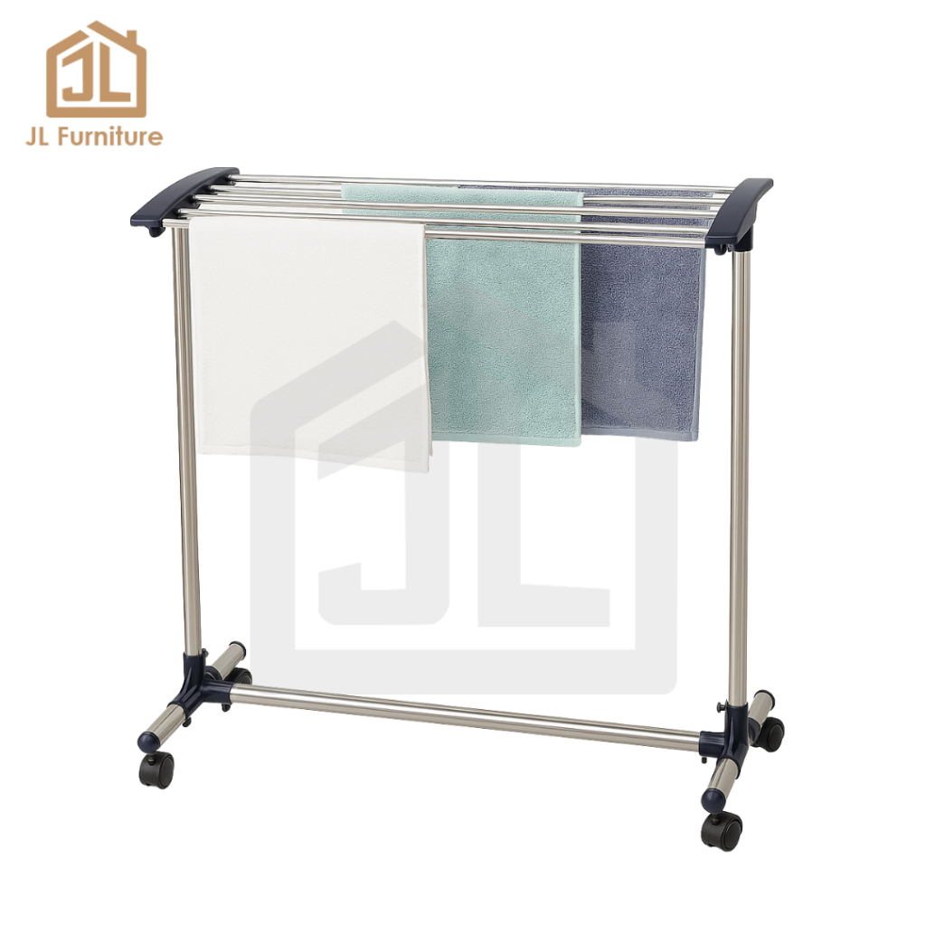 JL Furniture Stainless Steel Towel Rack Clothes Drying Rack Penyidai ...