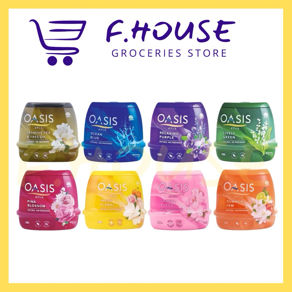 OASIS Air Freshener Gel Mosquito Repellent With Natural Essential Oil ...